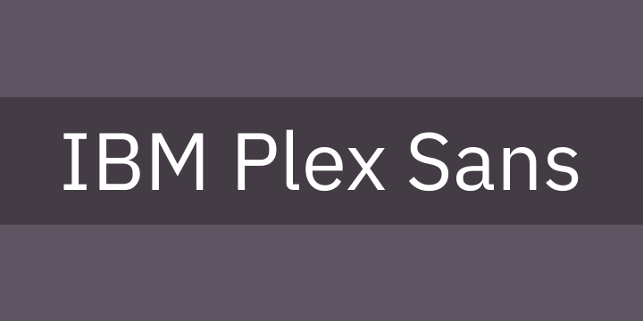 IBM Plex Font Free by IBM » Font Squirrel